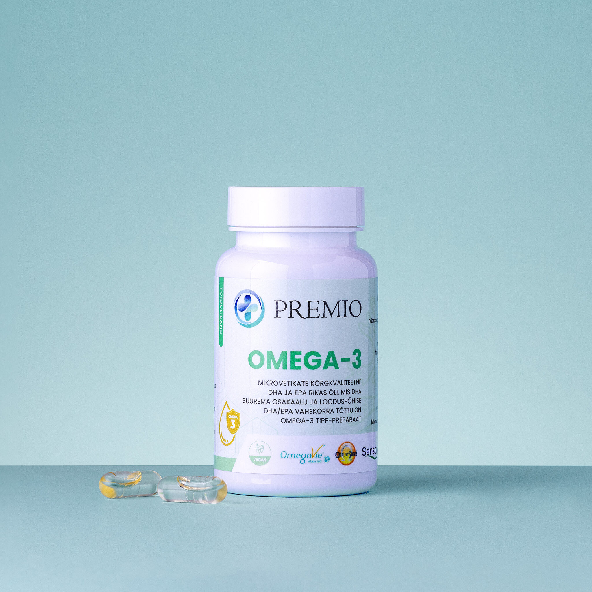PREMIO OMEGA-3 (mikrovetikate OMEGA-3) - PREMIOstore.eu